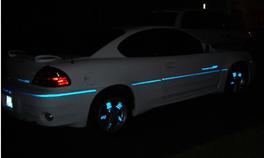 StreetGlo - Installing reflectve tape or auto pin stripe